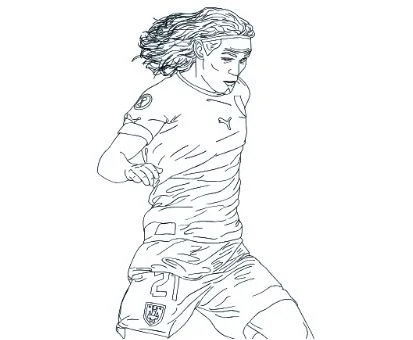Soccer Players Coloring Pages 133 Printable for Free Download